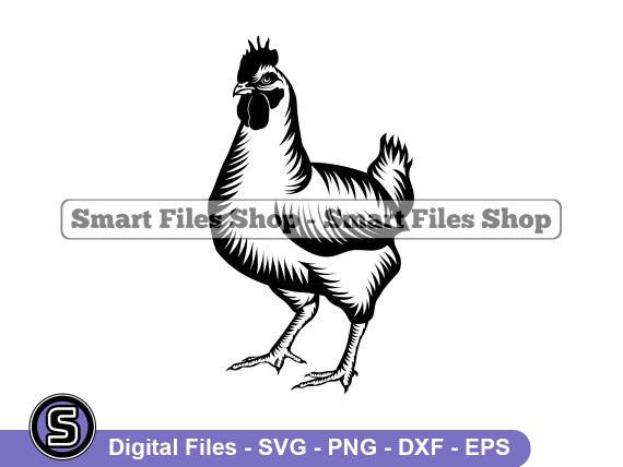 Cornish Hen Svg Cornish Chicken Svg Farm Animals Svg Farm - Etsy