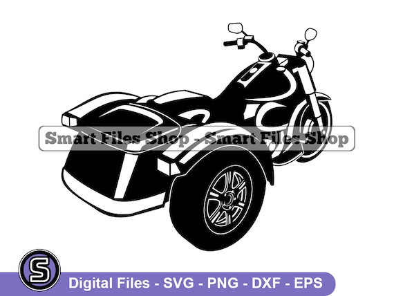 Trike Motorcycle 5 Svg Motorcycle Svg Motorbike Svg | Etsy