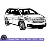 Minivan Svg Car Svg Family Car Svg Minivan Dxf Minivan - Etsy