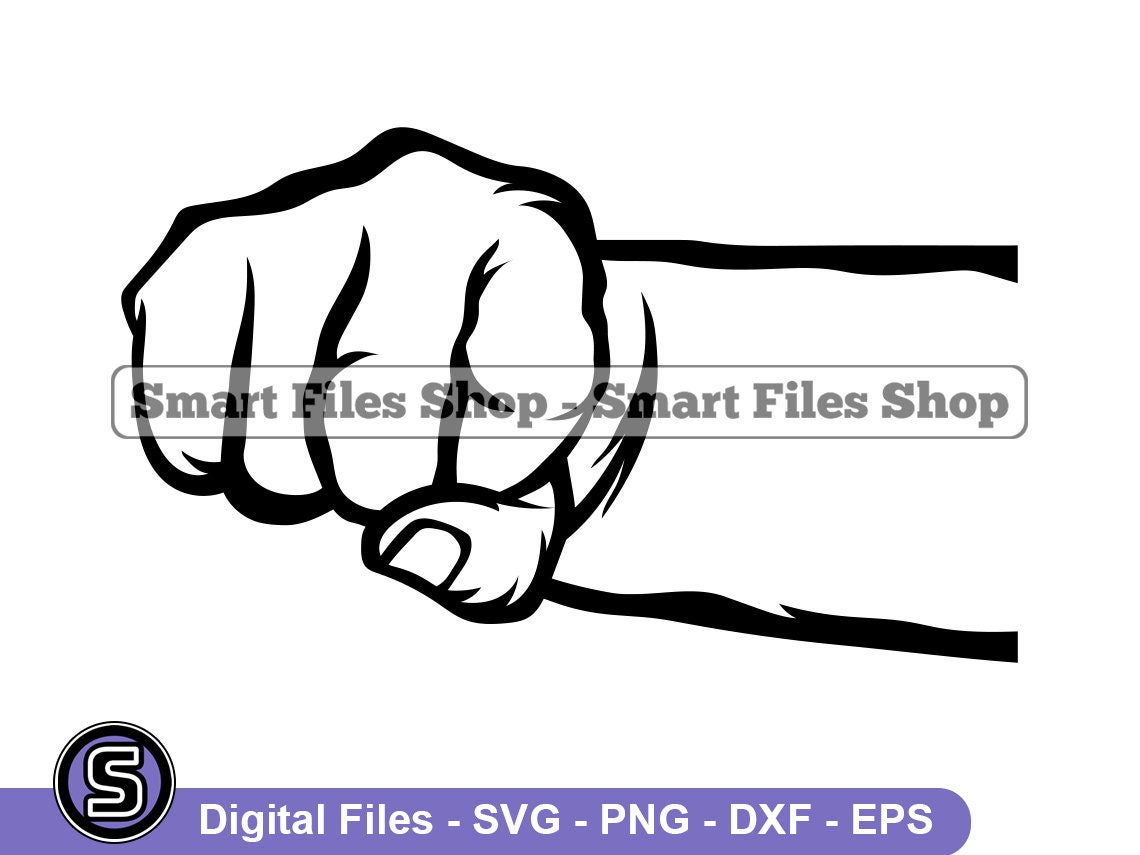 Throwing Punch SVG Punch Svg Fist Svg Punch Dxf Punch Png - Etsy