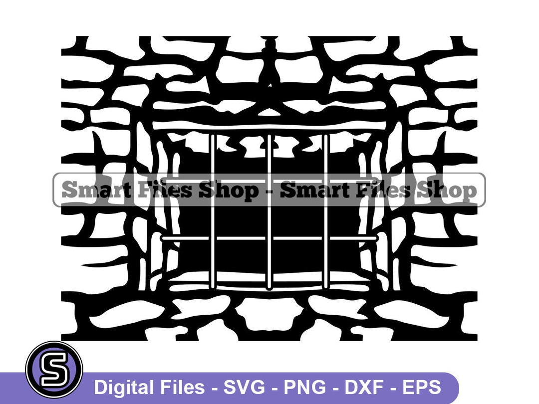 Prison Window Svg, Prison Cell Svg, Prison Svg, Jail Svg, Arrest Svg ...