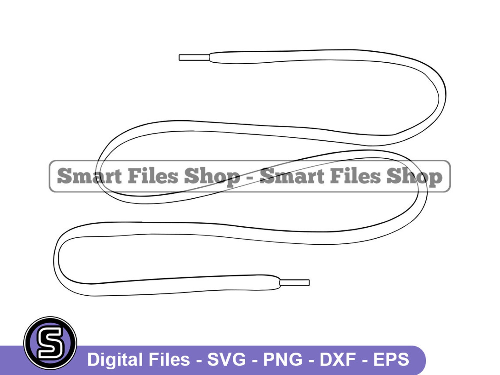 Shoelace Outline 2 SVG Shoelace SVG Shoe Lace Svg Shoelace - Etsy
