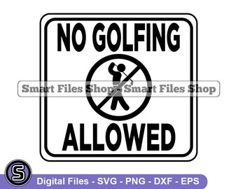 Golf Sign Dxf - Etsy