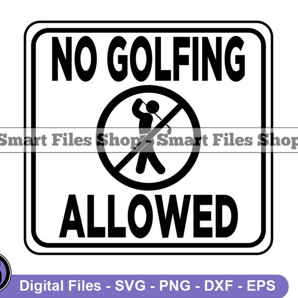 Golf Sign Dxf - Etsy