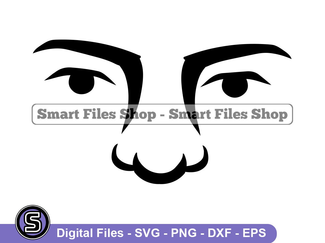 Eyes Nose SVG Face Svg Eyes Svg Nose SVG Eyes Nose Dxf | Etsy