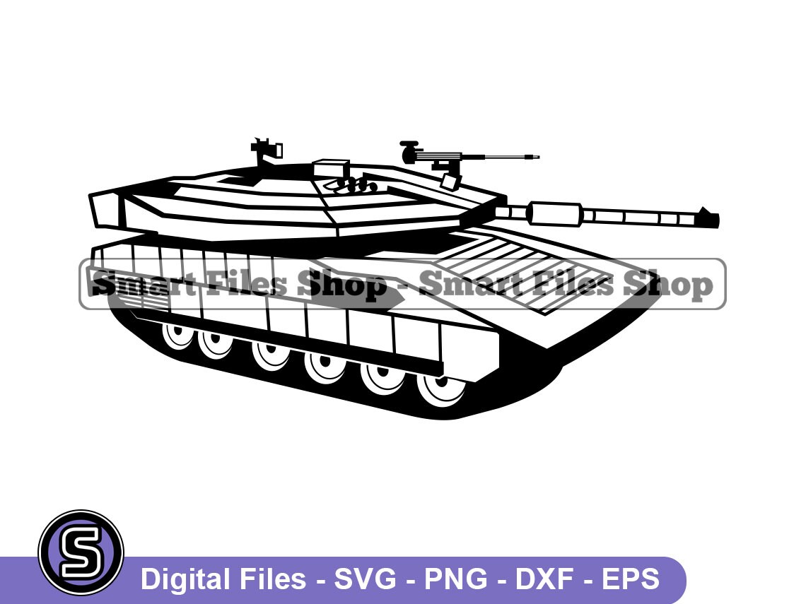 Main Battle Tank 3 SVG Army Svg Military Svg War Svg | Etsy