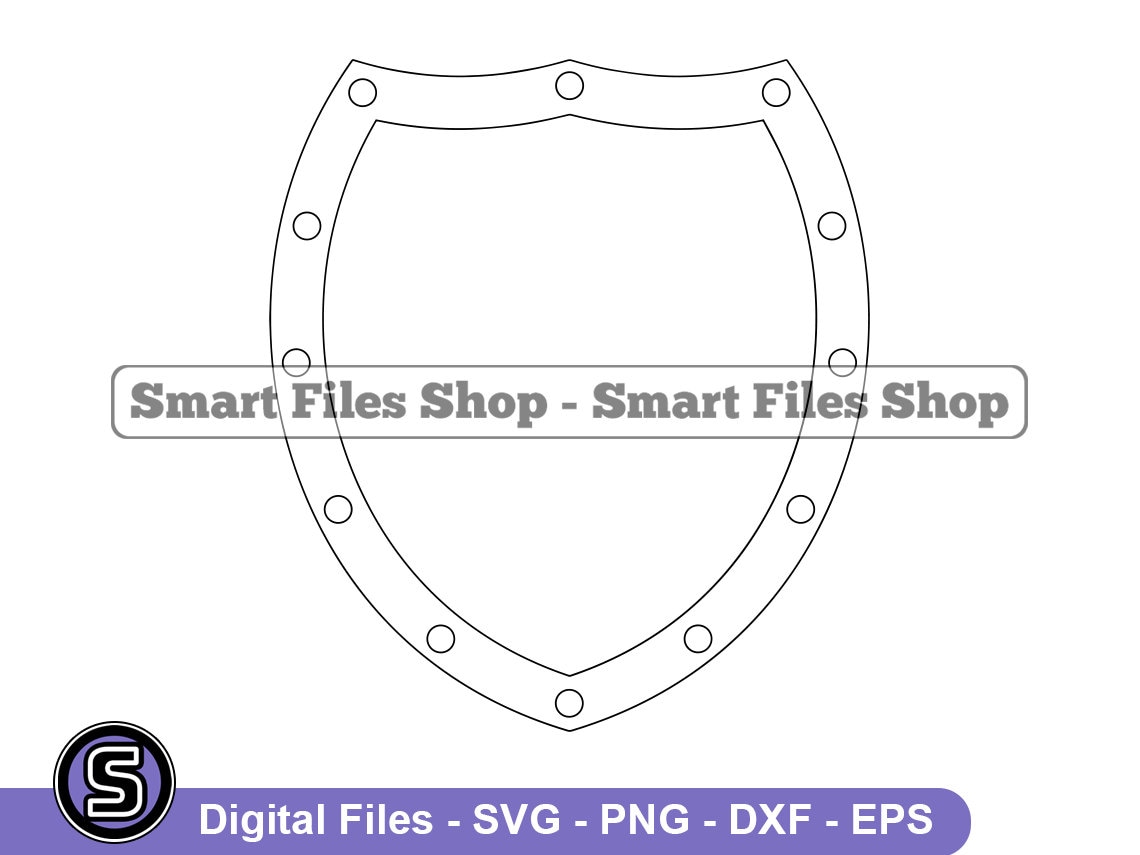Shield Outline SVG Shield Svg Defence Svg Armor Svg Shield - Etsy