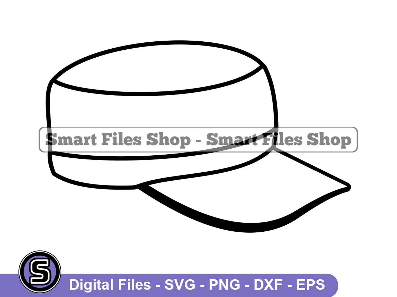 Cap #2 Svg, Cap Svg, Hat Svg, Cap Design Svg, Cap Dxf, Cap Png, Clipart ...