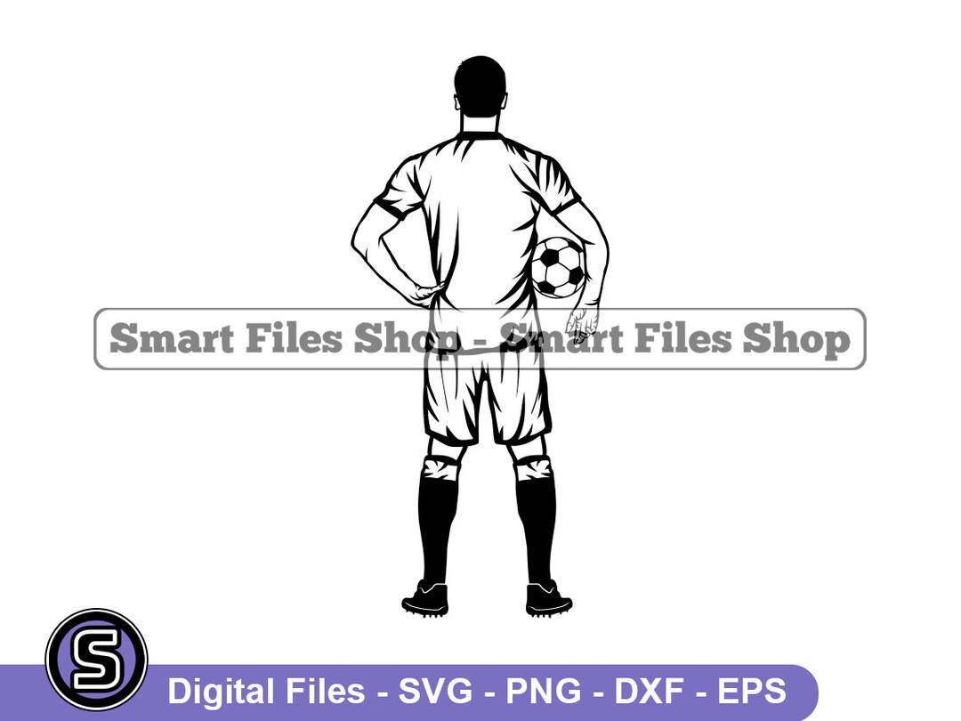 Soccer Player Svg, Soccer Svg, Soccer Dxf, Soccer Png, Soccer Clipart ...