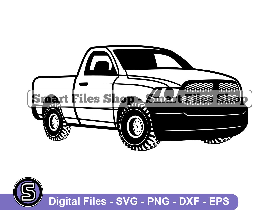 Pickup Truck 6 SVG Pickup Truck Svg Pickup Truck Dxf - Etsy