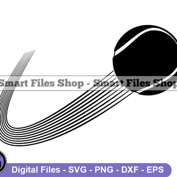 Tennis Ball Svg - Etsy