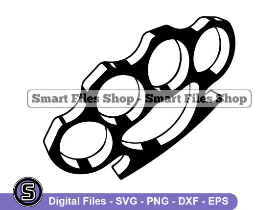 Brass Knuckles Svg Brass Knuckles Dxf Brass Knuckles Png - Etsy UK