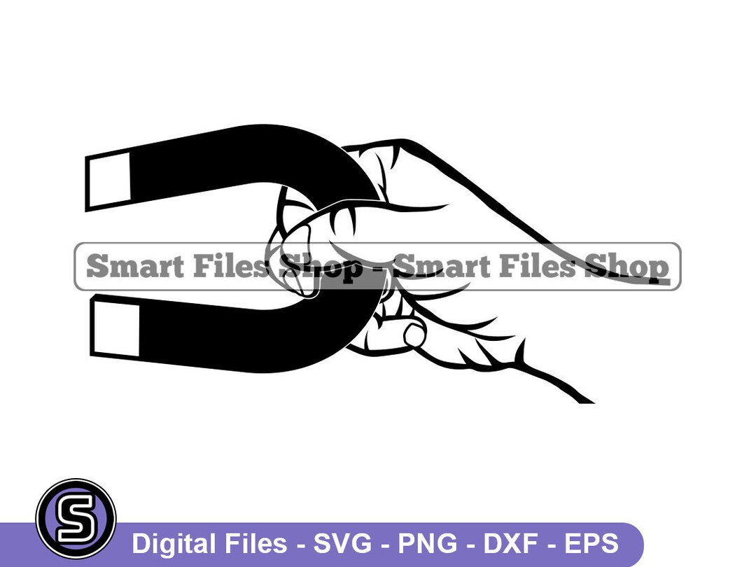 Magnet in Hand Svg, Magnet Svg, Magnetic Svg, Magnet Dxf, Magnet Png ...