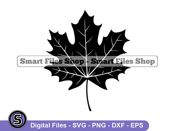 Maple Leaf Svg Leaf Svg Autunm Svg Maple Leaf Dxf Maple - Etsy