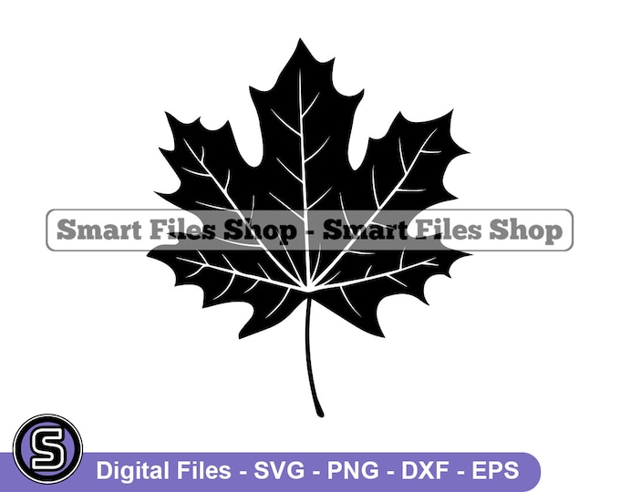 Maple Leaf SVG 3 Maple Leaf DXF, Maple Leaf PNG, Maple Leaf Clipart ...
