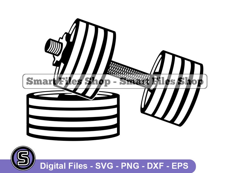 Dumbbell 3 Svg Dumbbell Svg Workout Svg Exercise Svg | Etsy