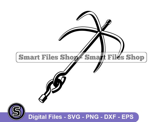 Grapling Hook Svg Grapling Hook Dxf Grapling Hook Png | Etsy
