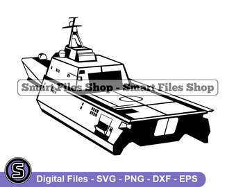 Navy Ship Svg - Etsy