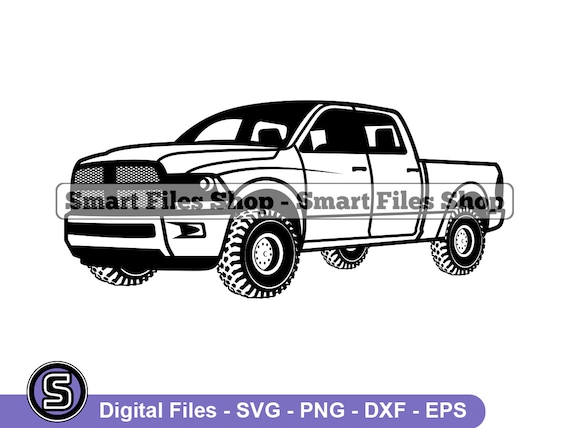 Pickup Truck 4 SVG Pickup Truck Svg Pickup Truck Dxf - Etsy
