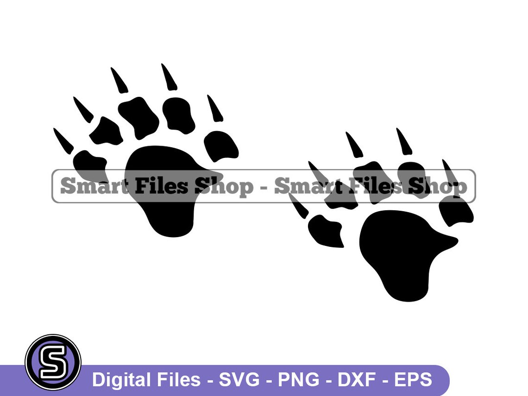 Skunk Footprint #3 SVG, Skunk Svg, Footprint Svg, Footprint Dxf ...