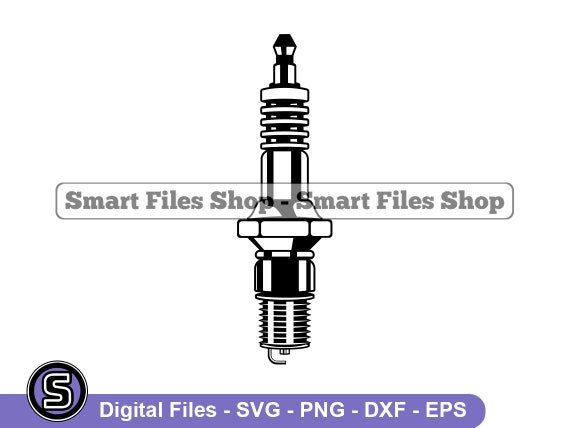 Spark Plug Svg Spark Plug Dxf Spark Plug Png Spark Plug | Etsy