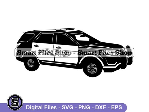Police SUV Svg Police Car Svg Police Svg Police Dxf Police - Etsy Canada