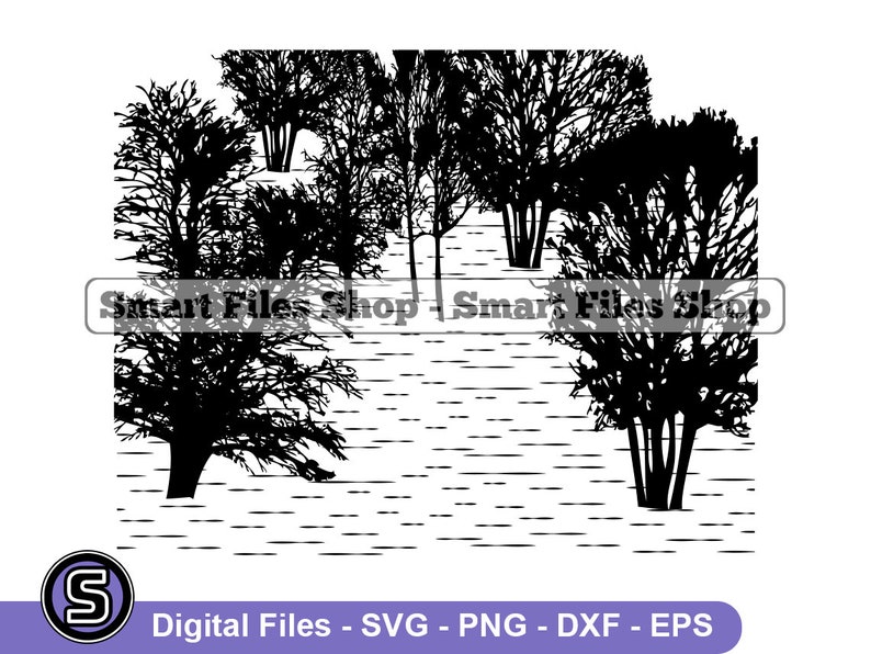 Swamp 2 Svg Wetland Svg Forest Landscape Svg Swamp Dxf - Etsy