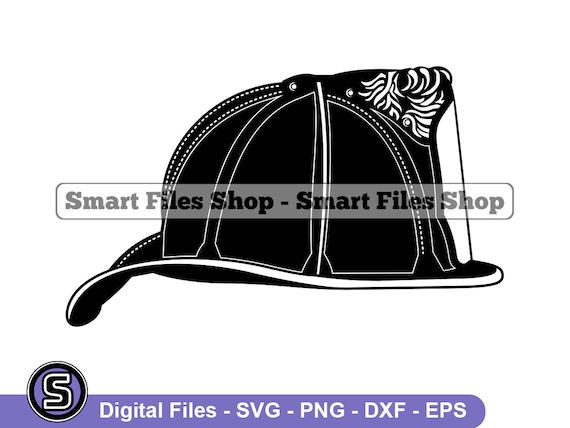Fire Helmet 2 Svg Firefighter Helmet Svg Fireman Helmet | Etsy