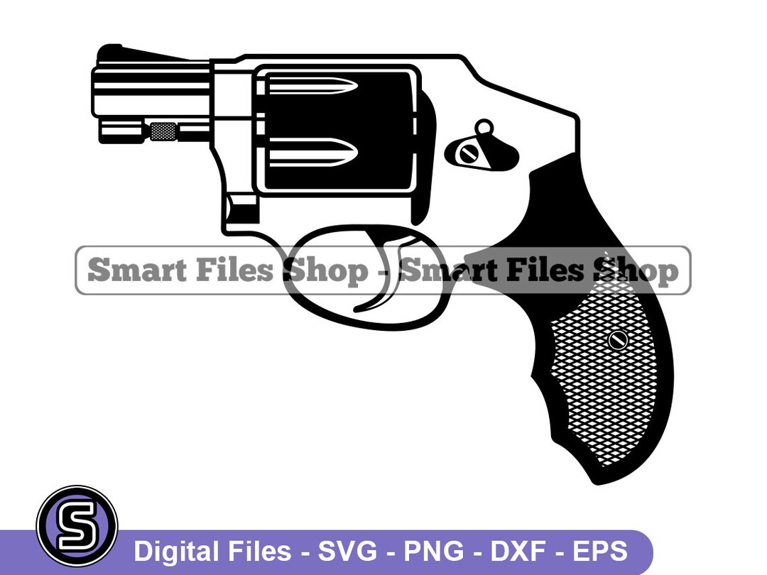 Handgun 4 Svg, Handgun Svg, Pistol Svg, Gun Svg, Handgun Dxf, Handgun ...