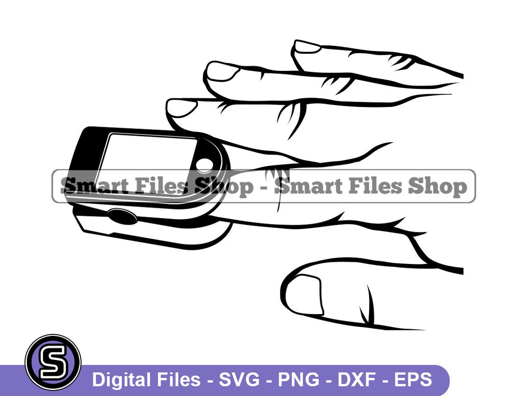 Pulse Oximeter Svg, Doctor Svg, Health Svg, Pulse Oximeter Dxf, Pulse ...