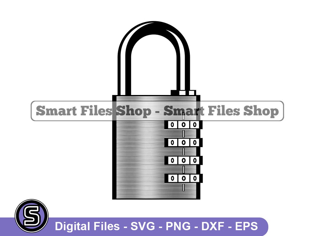 Padlock Svg, Lock Svg, Security Svg, Padlock Dxf, Padlock Png, Padlock ...