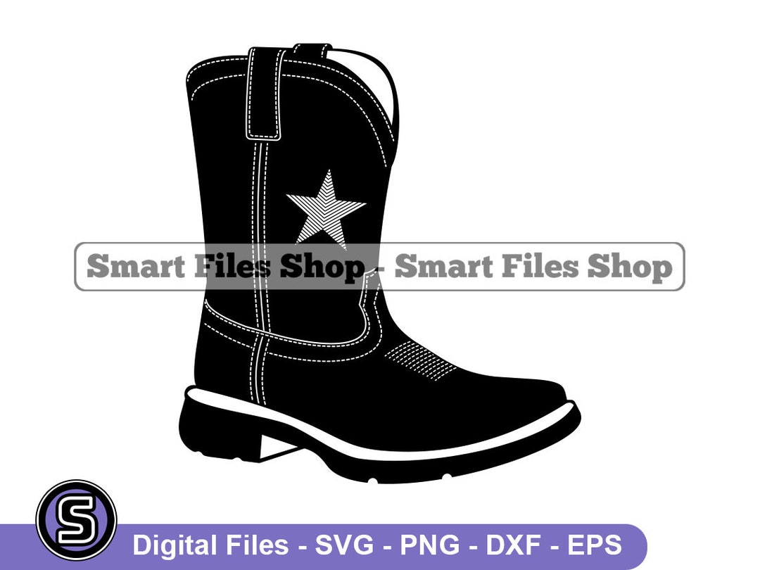 Texas Boot Svg, Boot Svg, Cowboy Boot Svg, Boot Dxf, Boot Png, Boot ...