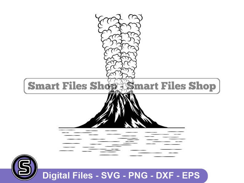 Volcano Eruption 6 Svg Exploding Volcano Svg Lava River - Etsy