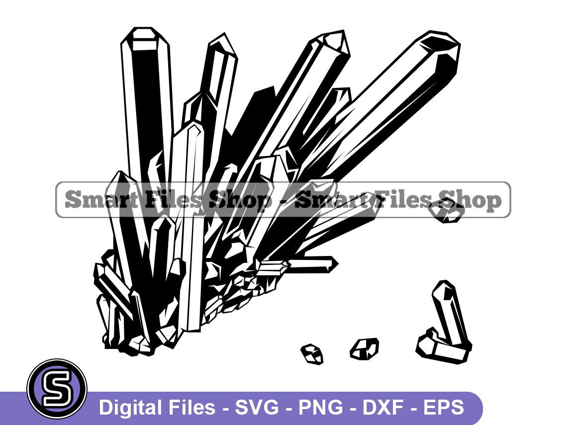 Emerald Crystals SVG Crystals Svg Crystals Dxf Crystals - Etsy