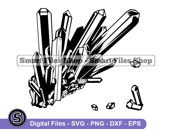 Emerald Crystals SVG Crystals Svg Crystals Dxf Crystals | Etsy