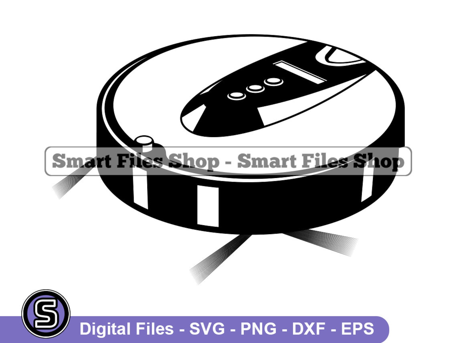 Robotic Vacuum Cleaner Svg Vacuum Svg Cleaning Svg Robot - Etsy