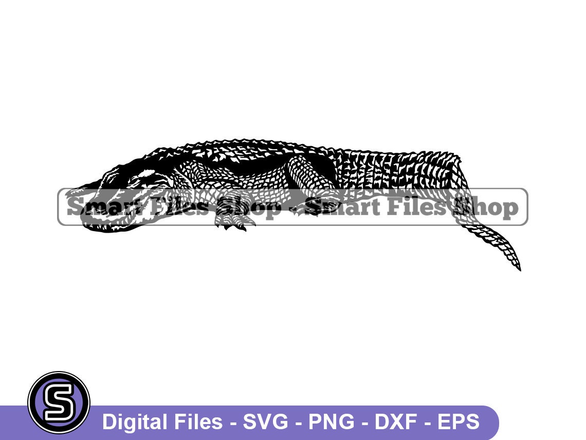 Alligator 2 Svg Alligator Svg Alligator Dxf Alligator Png - Etsy