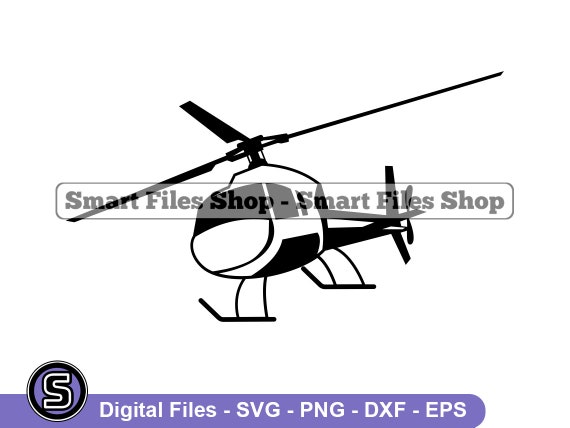 Helicopter 6 Svg Helicopter Svg Helicopter Dxf Helicopter - Etsy