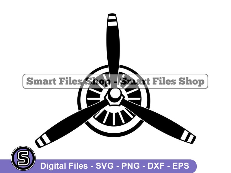 Propeller 6 Svg Propeller Svg Aircraft Svg Airplane Svg | Etsy