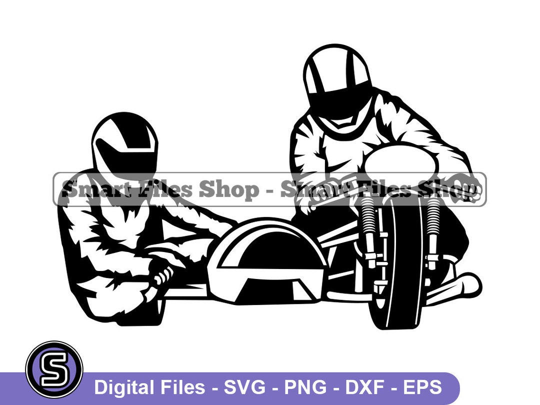 Sidecar Racing Svg, Extreme Sport Svg, Racing Svg, Sidecar Racing Dxf ...
