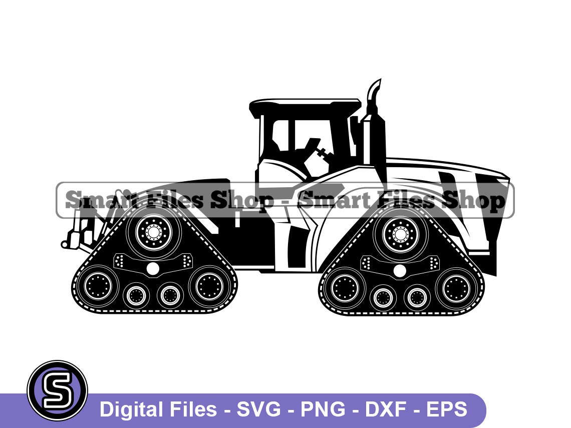 4 Wheel Drive Track Tractor 3 Svg Tractor Svg Farming Svg - Etsy