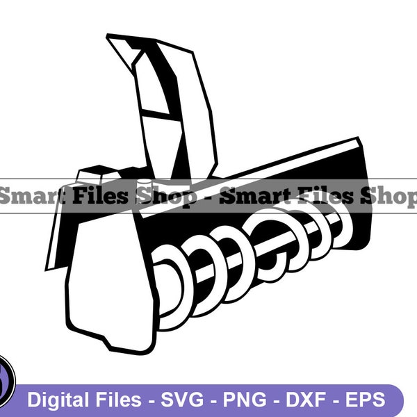 Snow Blower Svg - Etsy
