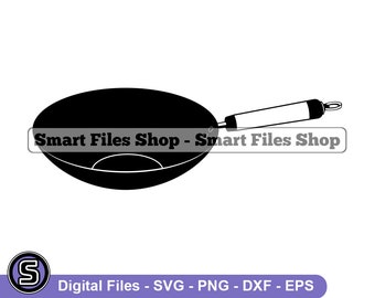 Frying Pan Svg - Etsy