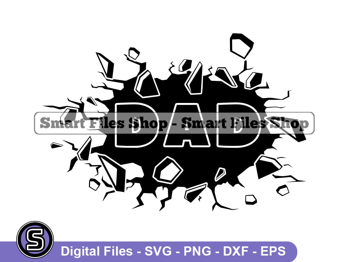 Dad Logo Svg Father Svg Daddy Svg Papa Svg Father Dxf - Etsy