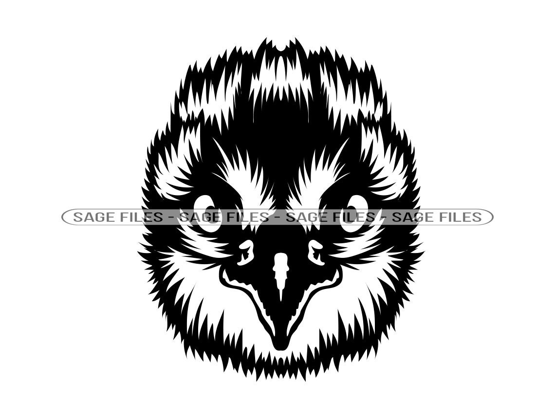 Osprey Head SVG, Osprey Mascot Svg, Osprey Face Svg, Osprey Svg, Osprey ...