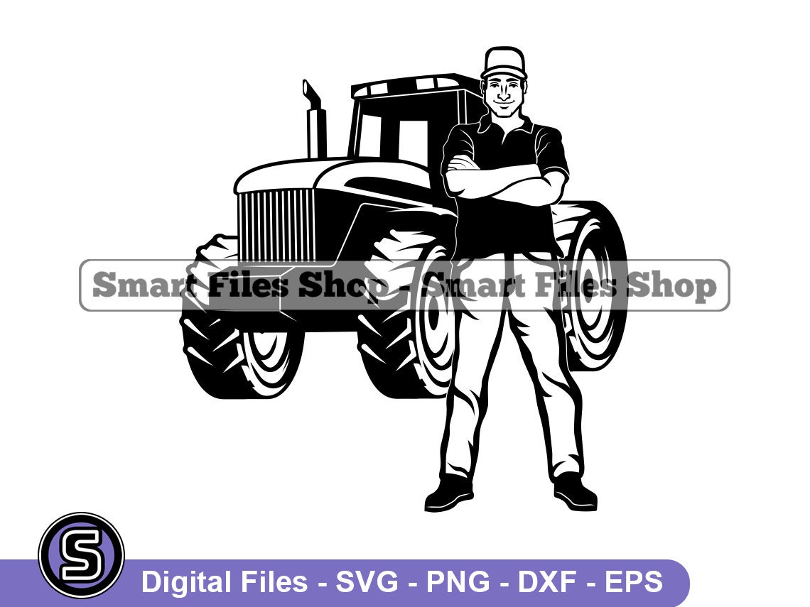 Bauer Svg Traktor Svg Bauernhof Svg Bauer Dxf Bauer Png - Etsy Schweiz