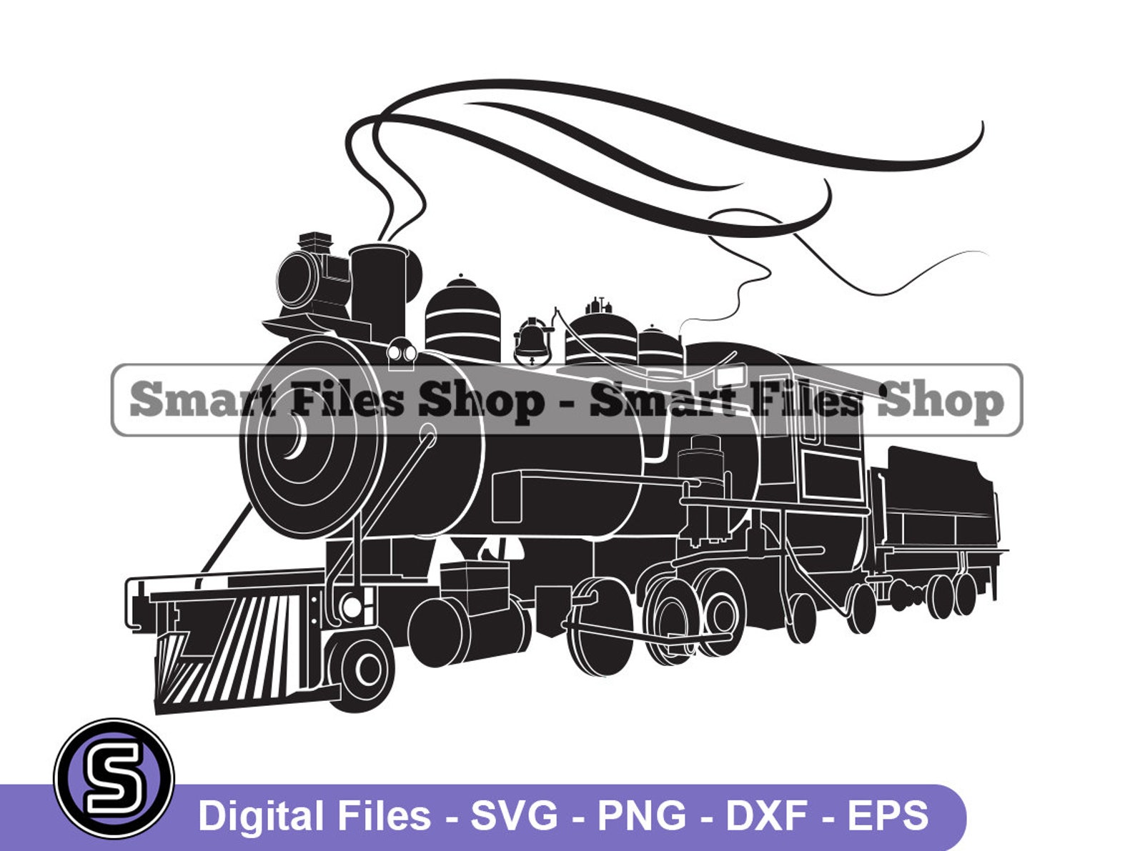 Steam Engine Svg, Train Svg, Steam Engine Dxf, Steam Engine Png, Steam ...