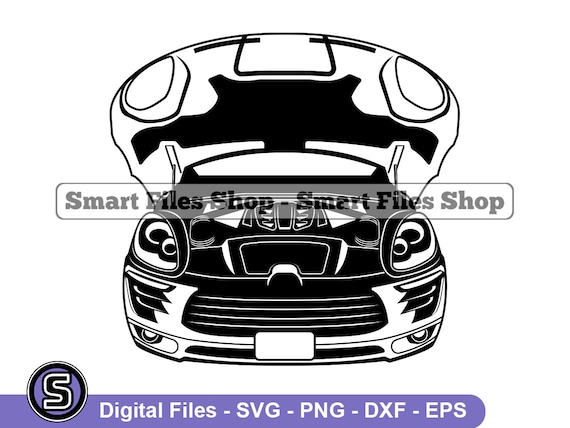 Car Hood up Svg Mechanic Svg Car Svg Car Hood Svg Sedan - Etsy