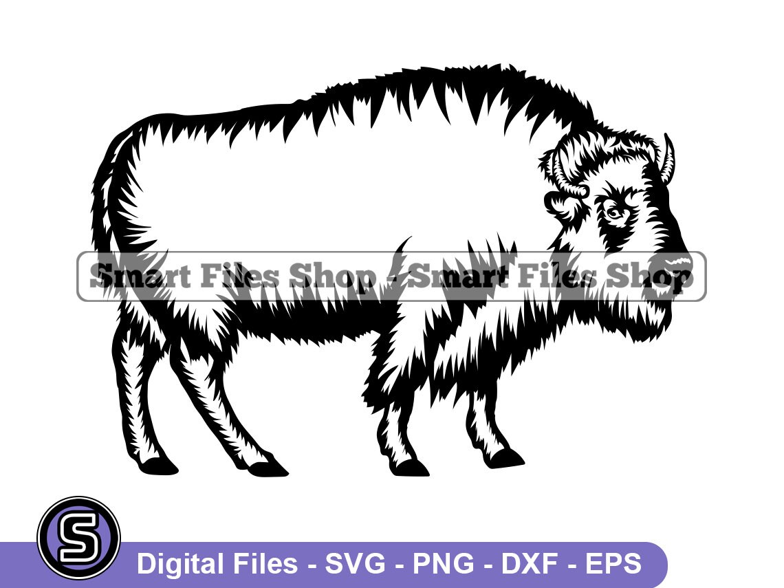 Bison 3 SVG Bison SVG Buffalo Svg Bison Dxf Bison Png | Etsy
