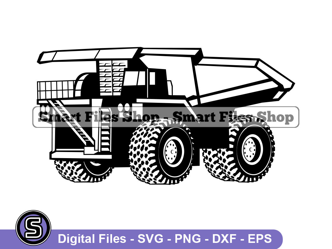 Mining Truck Svg Truck Svg Heavy Equipment Svg Mining Truck - Etsy